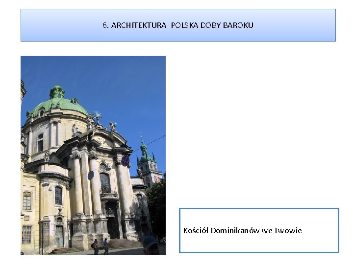 Barok w Polsce II Gim Opracowaa Helena Tomaszewska