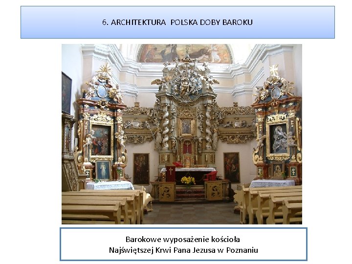 Barok w Polsce II Gim Opracowaa Helena Tomaszewska