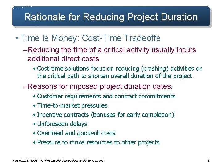 Project Management THE MANAGERIAL PROCESS Clifford F Gray