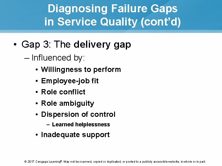 Chapter 12 Defining and Measuring Service Quality Chapter