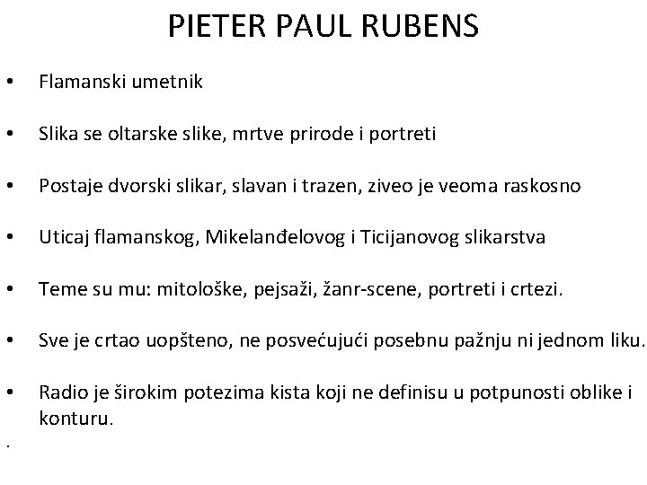 BAROK U FLANDRIJI BAROK U FLANDRIJI Barok veoma