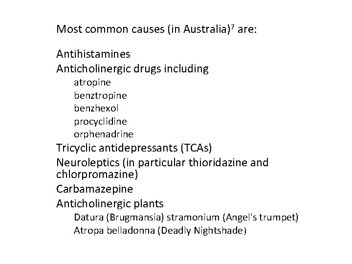 ANTICHOLINERGIC SYNDROME BY DR ANJEANNETTE REECE Introduction AAPCC