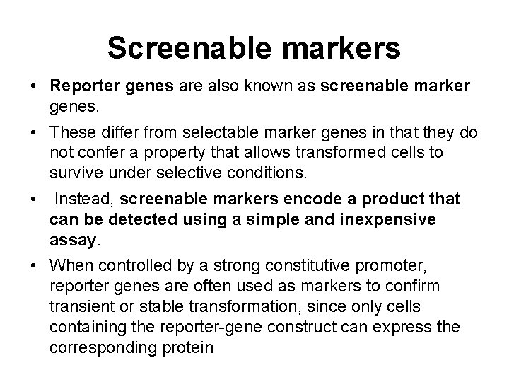 Unit III Lecture 2 B Tech Biotechnology III