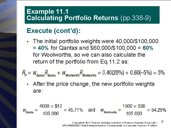 Power Point to accompany Chapter 11 Systematic Risk