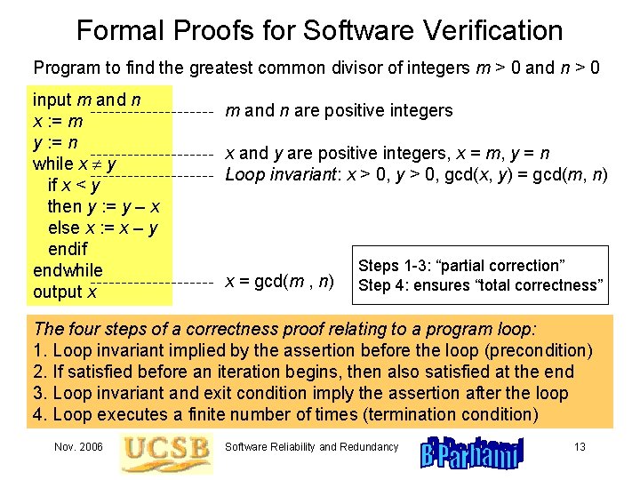 FaultTolerant Computing Software Design Methods Nov 2006 Software