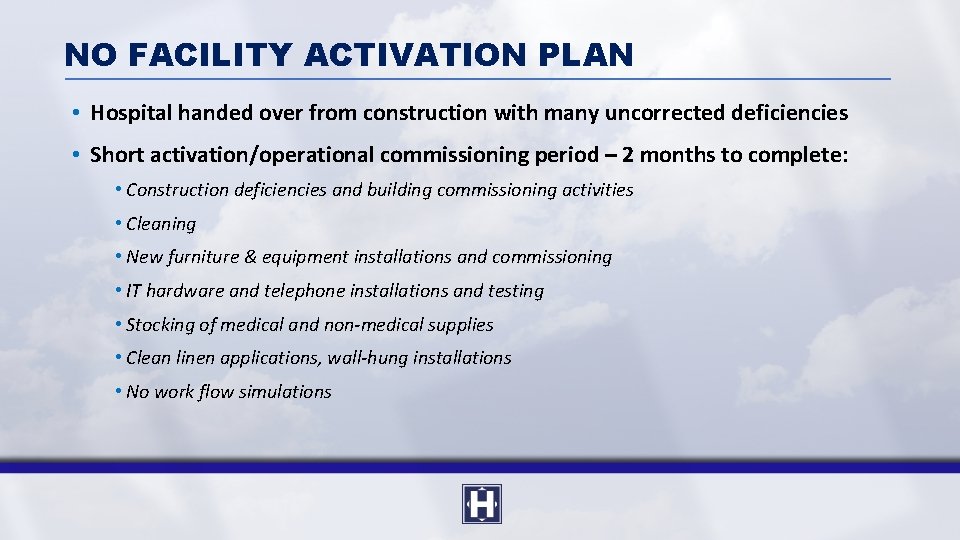 Brampton Civic Hospital Relocation Challenges Risks Realities HCRs
