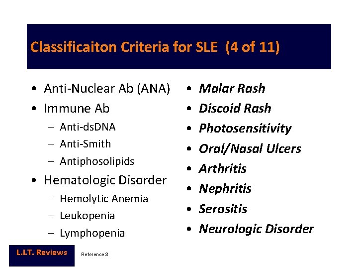 Systemic Lupus Erythematosus Part II Level Basic Version