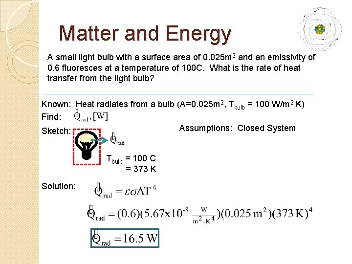 Matter and Energy Drill What mode of heat