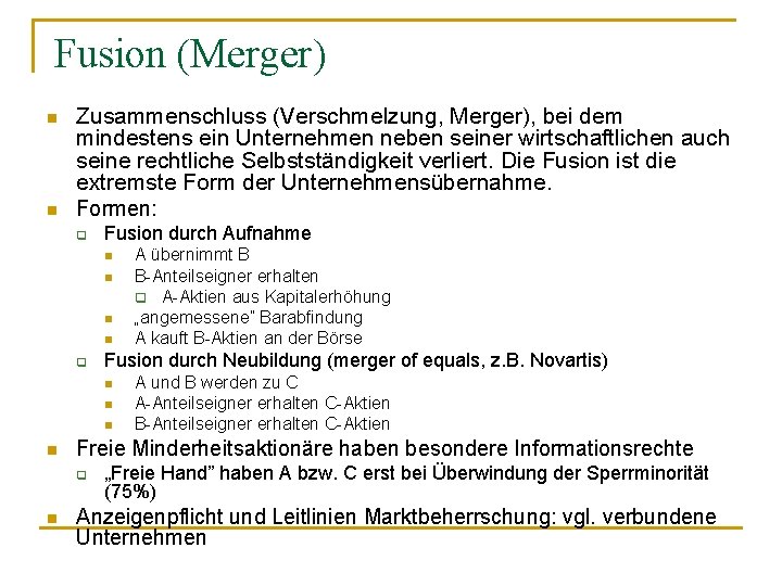 ABWL Kooperation und Konzentration von Unternehmen Mtys Gritsch