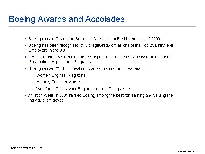 The Boeing Company Boeing Research Technology Materials Manufacturing
