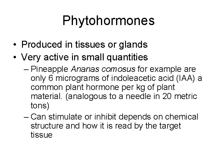 Physiology of Seed Plants Regulating Growth and Development