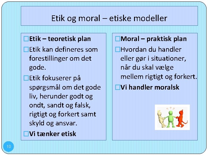 Kompasset rundt i etik Et etisk landskab https