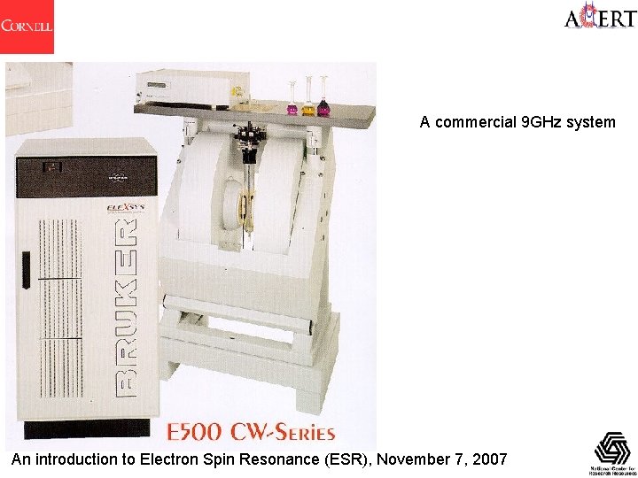 An Introduction to Electron Spin Resonance ESR Boris