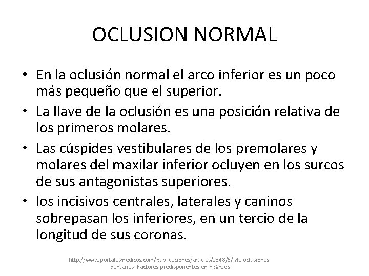 PLANOS TERMINALES Y ESCALONES EN DENTICIN PRIMARIA Y