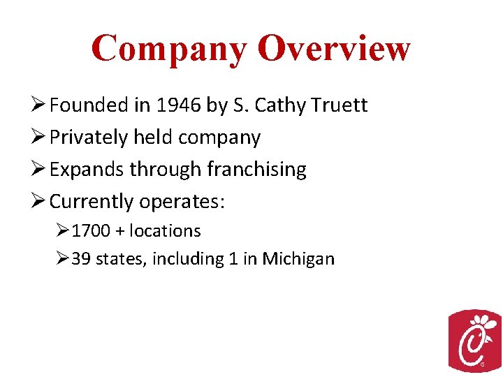 CHICKEN TEAM Kristina M Kasic Patrick Johnson Bernard