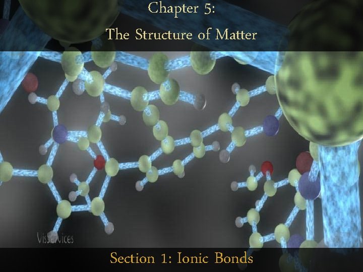 Chapter 5 The Structure of Matter Section 1