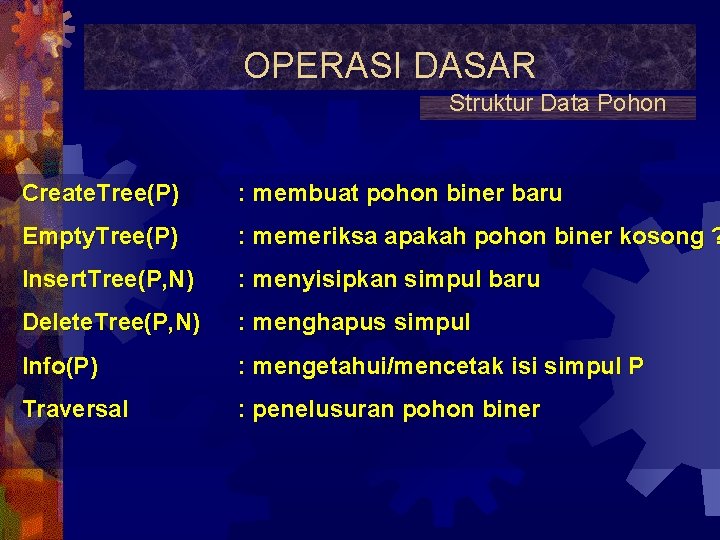 Kuliah ke9 Struktur Data PohonTree Bab 6 Informatics