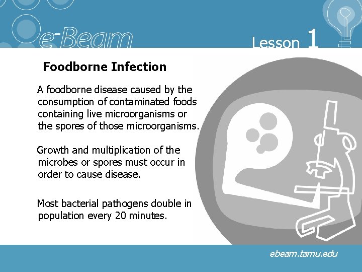 Lesson 1 Introduction Microbiological Safety of Fresh Fruits