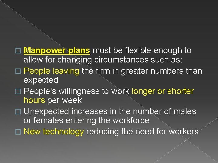 Human Resource Management HRM People are an important