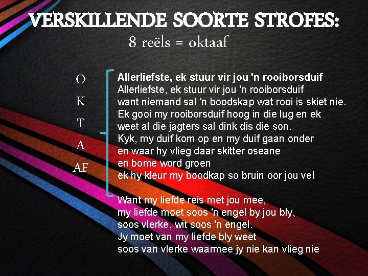 Inleiding tot posie Graad 11 12 Afrikaans HT