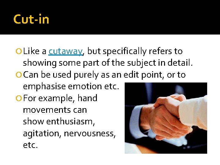 TGJ 4 M SHOT TYPES ANGLES BASIC COMPOSITION