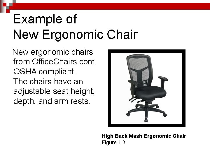 Proposal Purchase Ergonomic Chairs for Classrooms and Offices