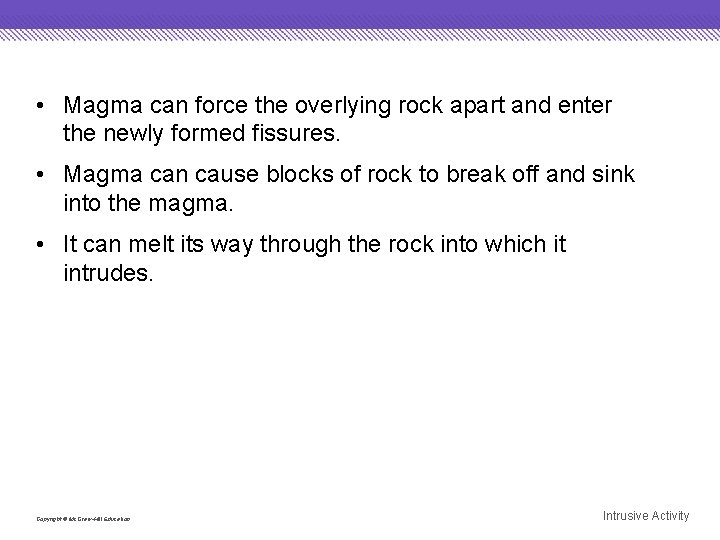 Essential Questions How are features formed from magma