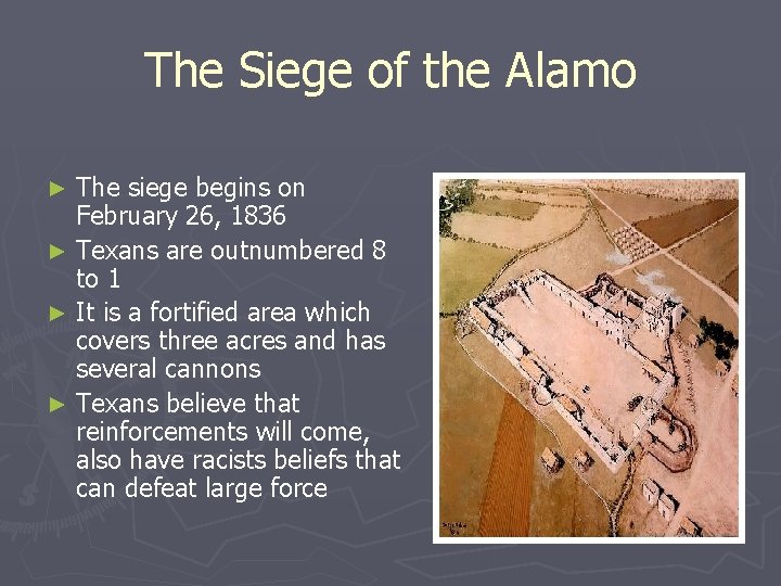 The Alamo Analysis of two Armies The commanders