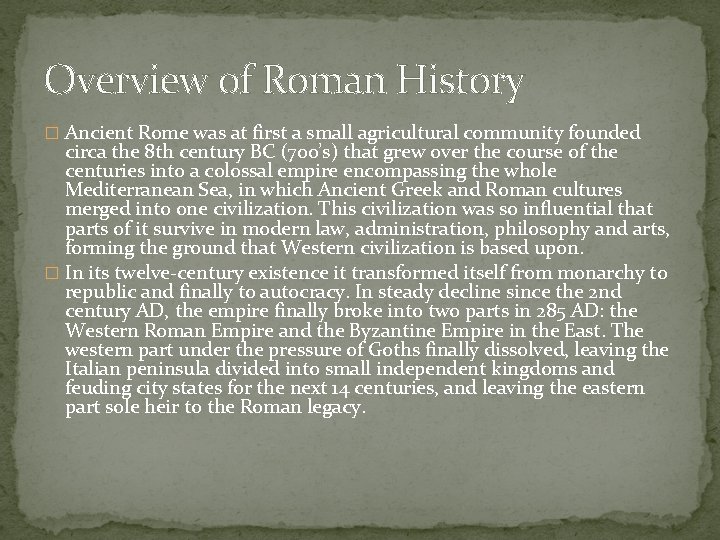 The Glory That was Greece The Grandeur That