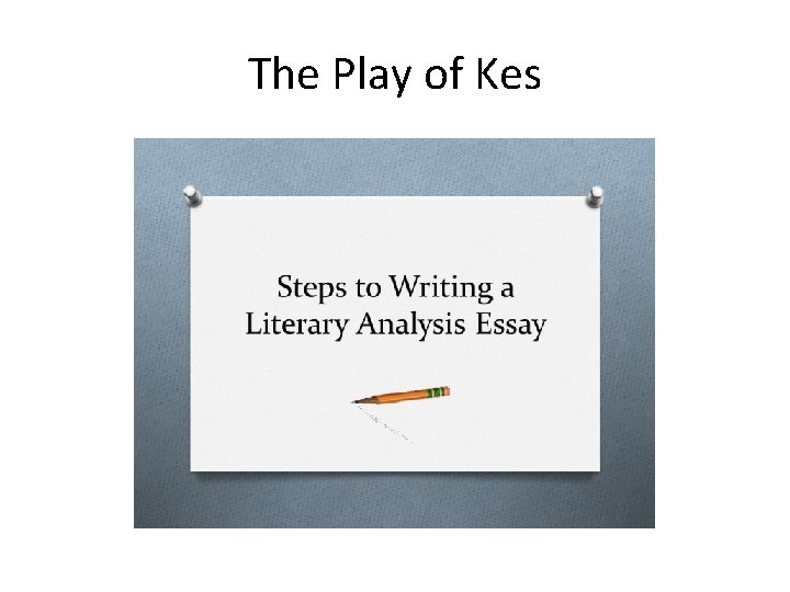 The Play of Kes Year 11 Annual 2018