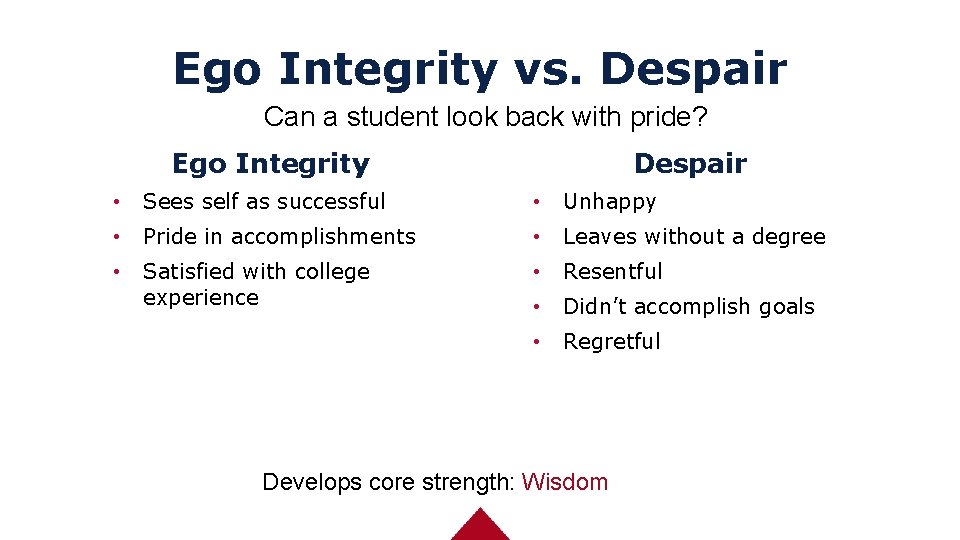 The Eight Crises of College Students Advising with