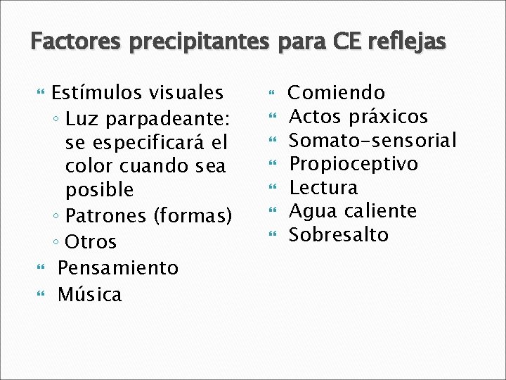 Crisis epilptica y epilepsia Clasificacin diagnstico y tratamiento