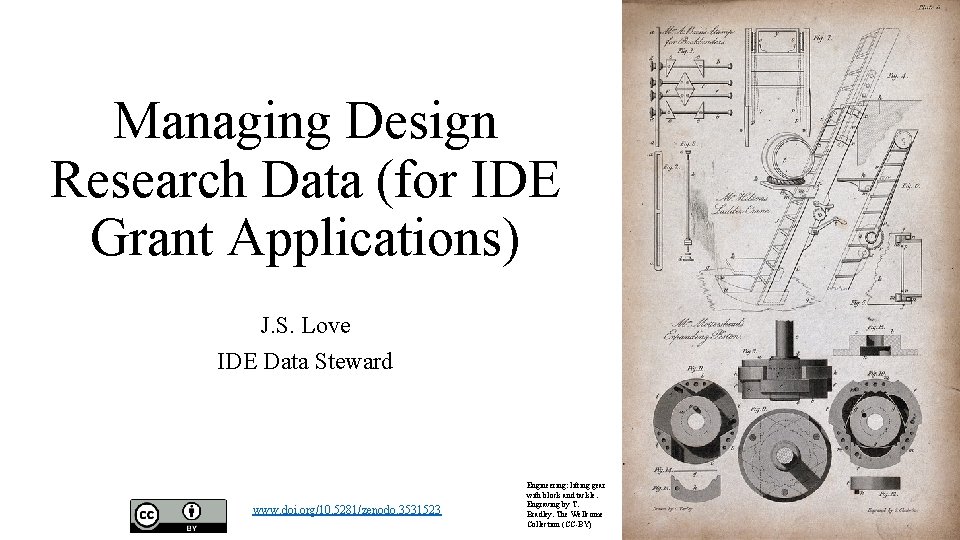 Managing Design Research Data for IDE Grant Applications