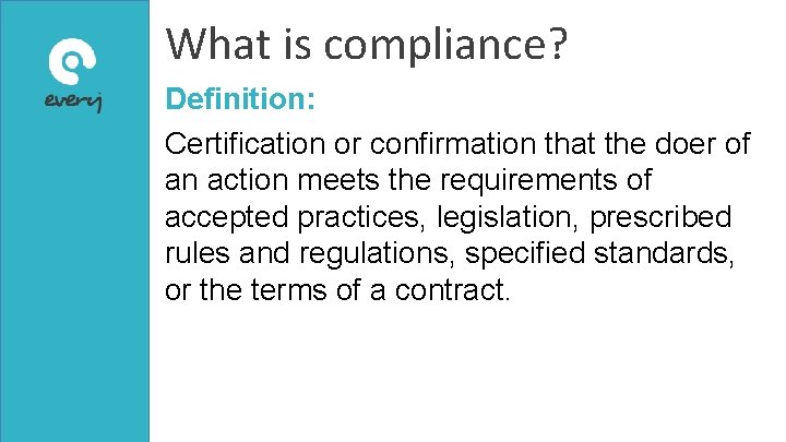 BEST PRACTICE IN COMPLIANCE MANAGEMENT Adam Watson Director