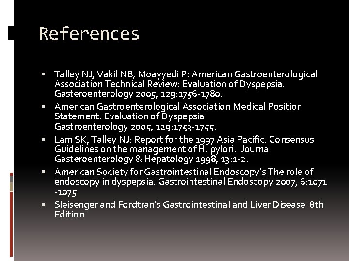 PRACTICE GUIDELINES CLINICAL PATHWAY ON MANAGEMENT OF DYSPEPSIA