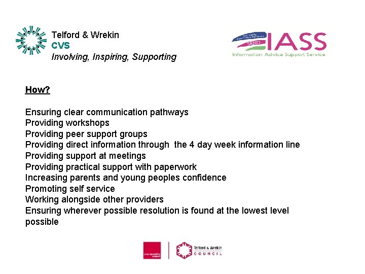 SEND Reforms Natalie Bevan Senior Practitioner Communications and