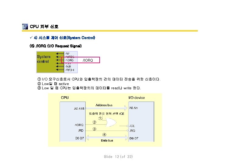 CPU 4 System Control t 0 PC MAR
