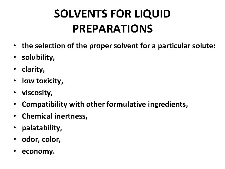 Solutions Solutions In pharmaceutical terms solutions are liquid