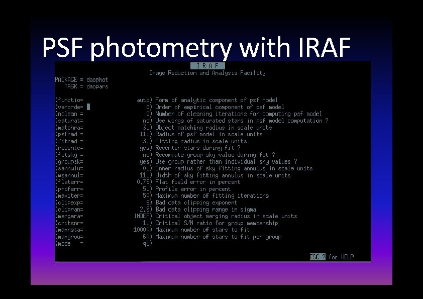 Photometr y Aperture Photometry Aperture Photometry Image of