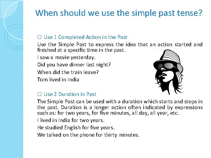 What is Simple Past Tense The simple past