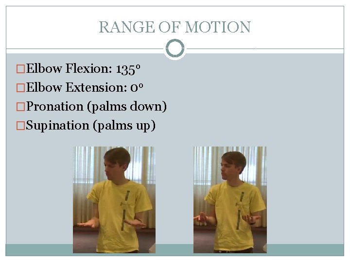 Upper Extremity HP Elbow Exam WEEK 1 ORTHO