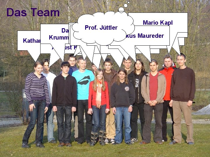 Geometrie Mechanismen Viergelenke Das Team Mario Kapl Stefan