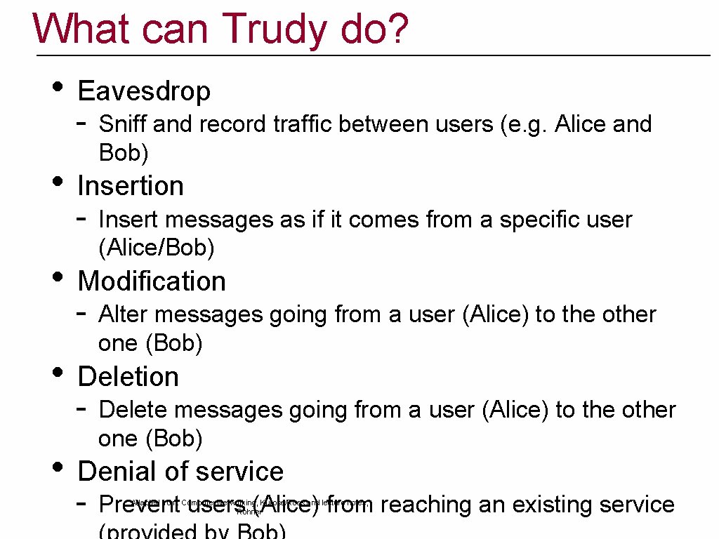 Network Security Volkan Cambazoglu Adapted from Computer Networking