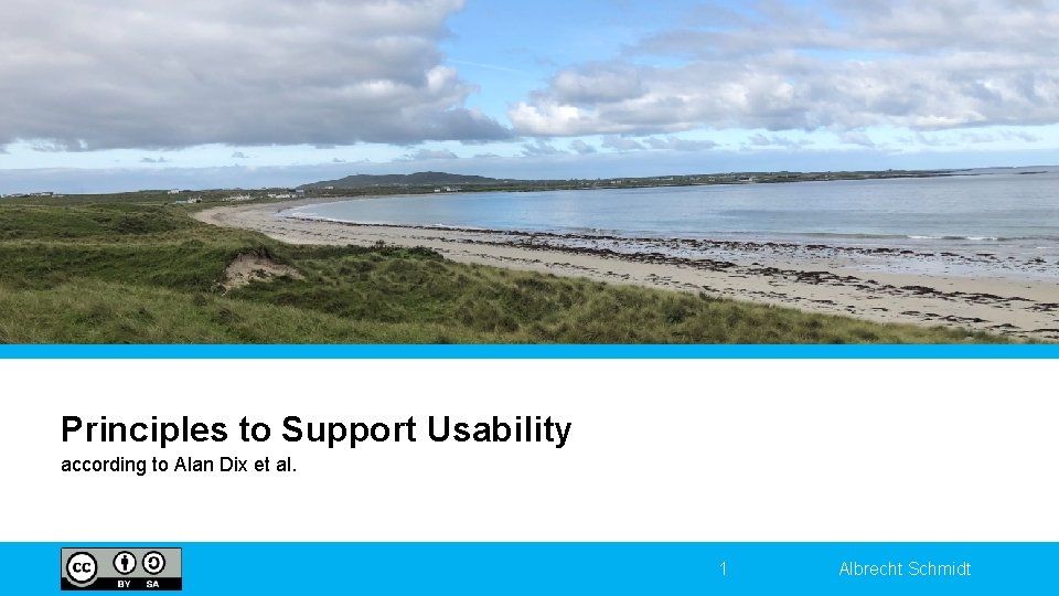 Principles to Support Usability according to Alan Dix