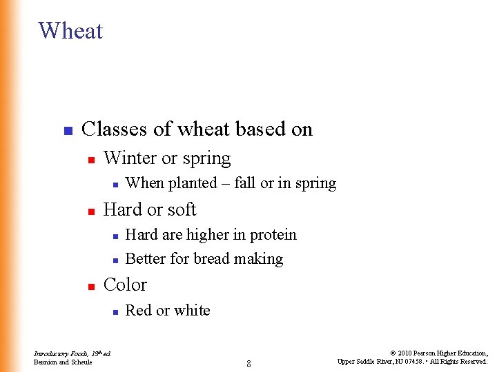 Pasta and Cereal Grains Chapter 14 Consumption n