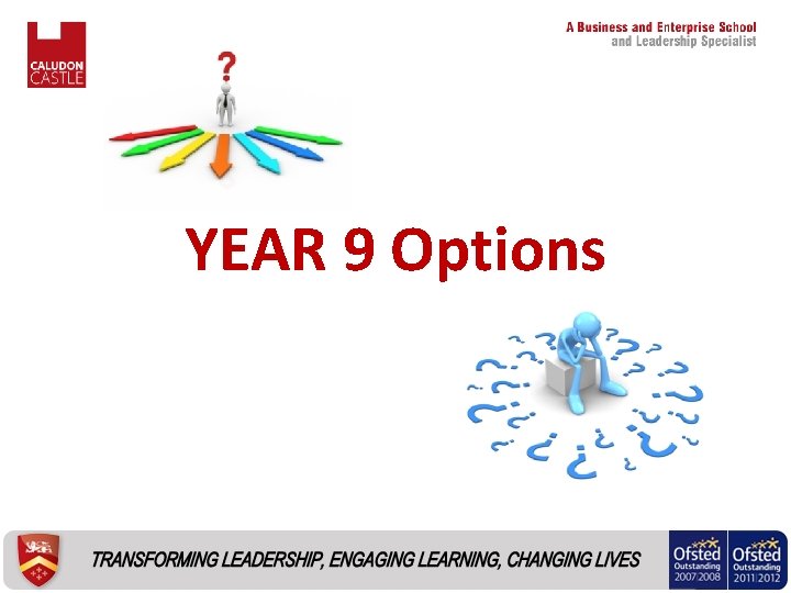 YEAR 9 Options What Are Options Choices Year