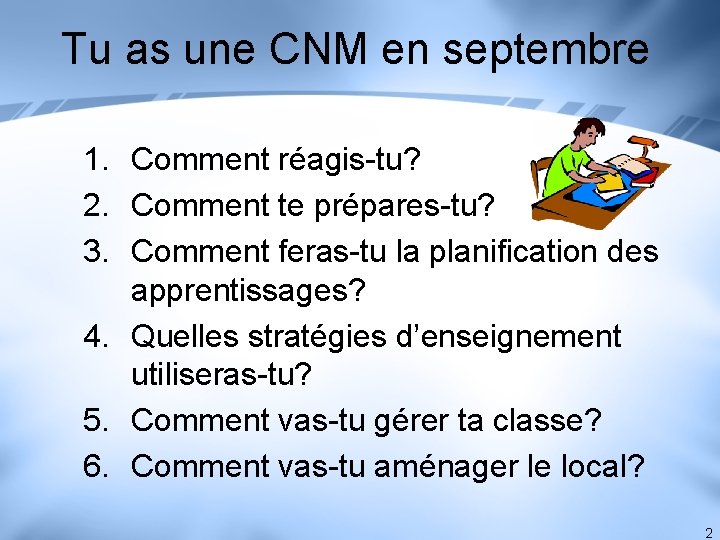 LES CLASSES NIVEAUX MULTIPLES CNM une communaut dapprentissage
