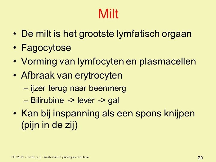 Het bloed stroomt Samenstelling bloed Ongeveer 1 liter