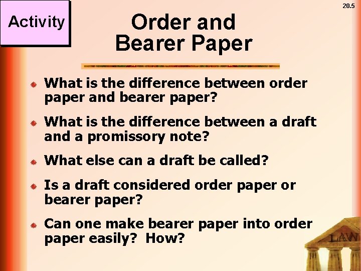 20 1 Law for Business 17 e by