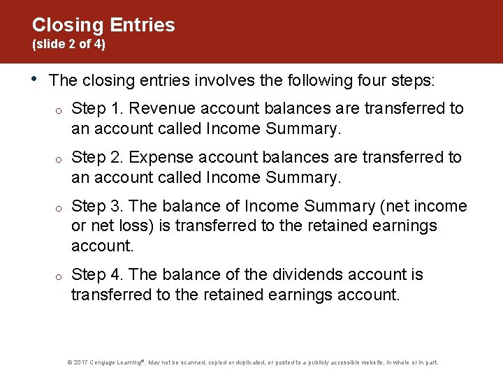 Chapter 4 Corporate Financial Accounting 14 e Warren